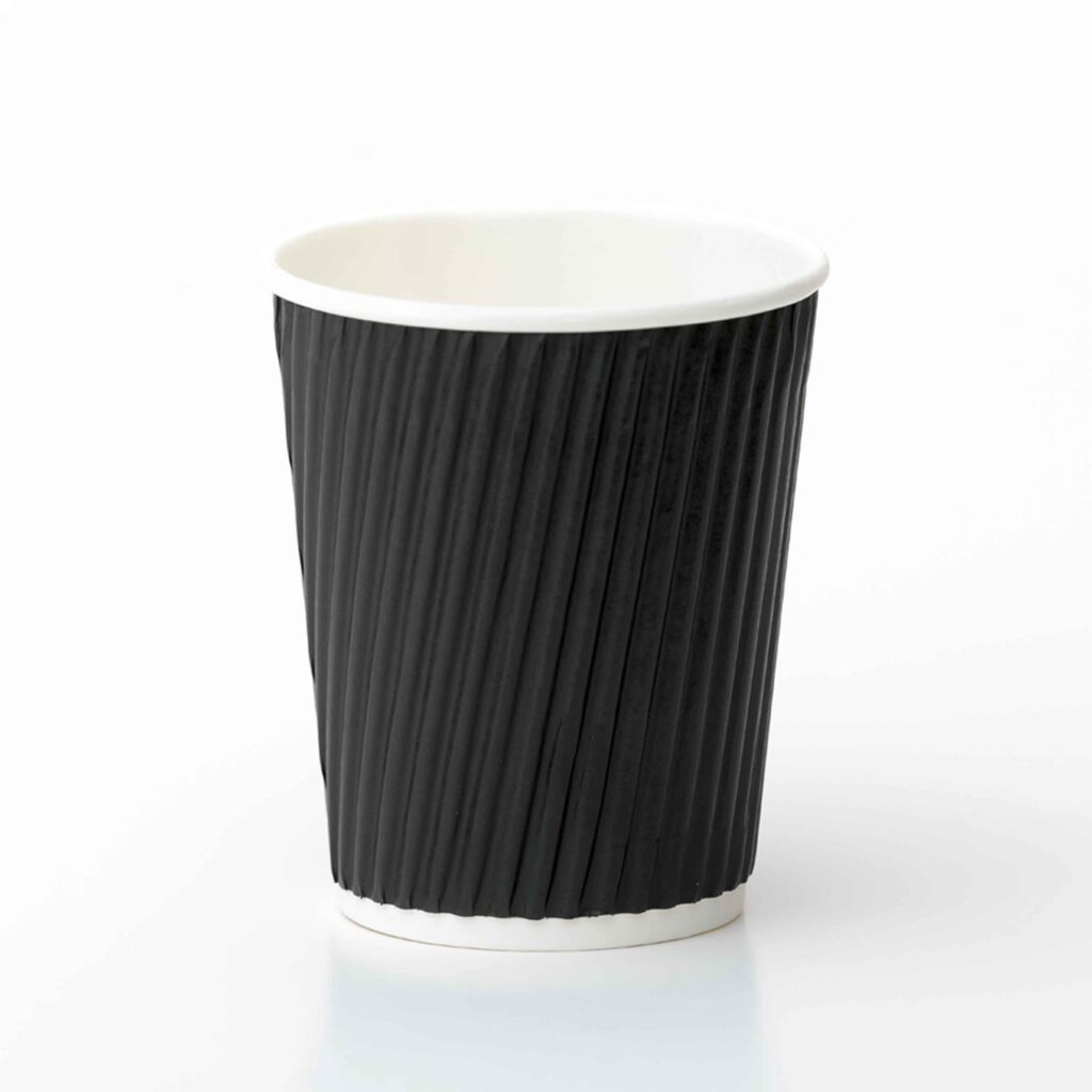 COFFEE RIPPLE CUP BLACK 250ml - Hasmart