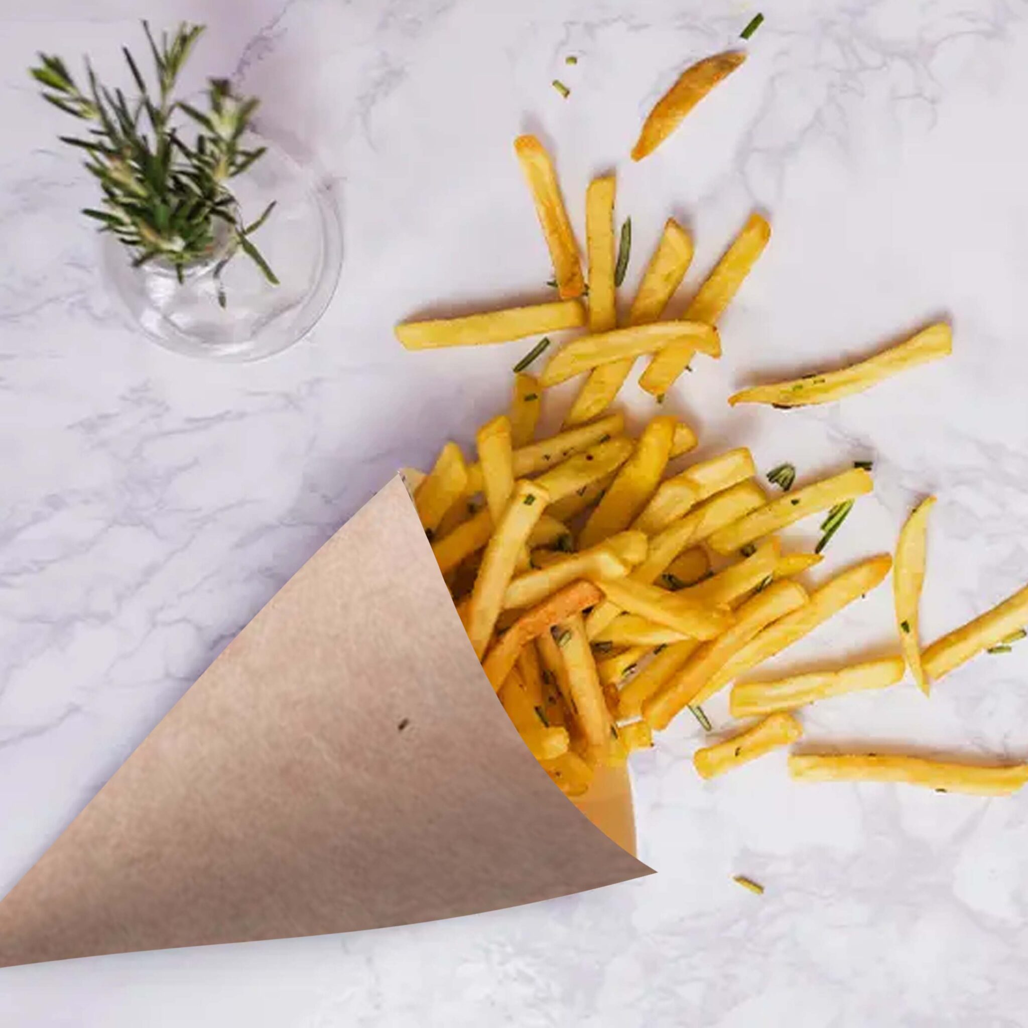 KRAFT CHIP CONE 160mm (1x50) - Hasmart