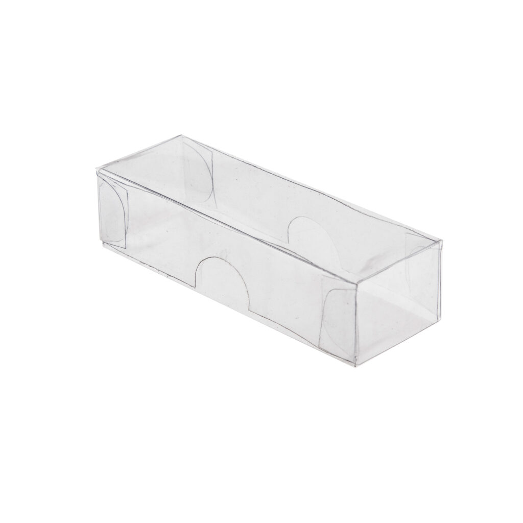 PVC BOX 3 TRUFFLE CLEAR 100x35x23mm - Hasmart