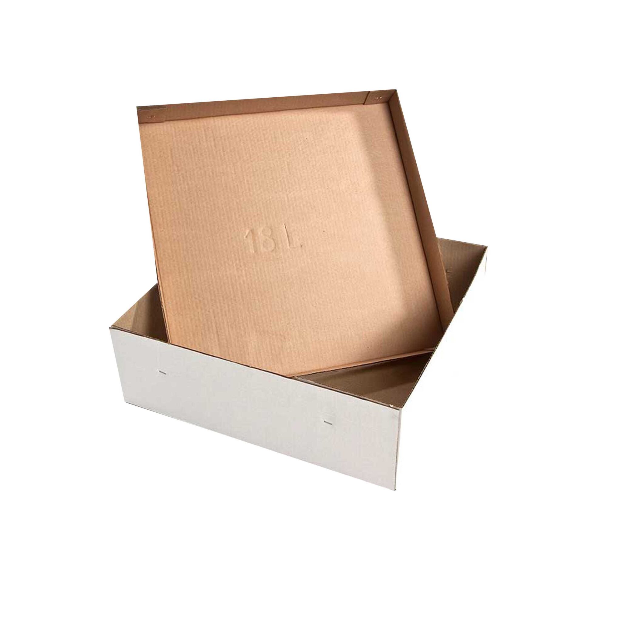 CORRUGATED CAKE BOX 18" BASE & LID - Hasmart