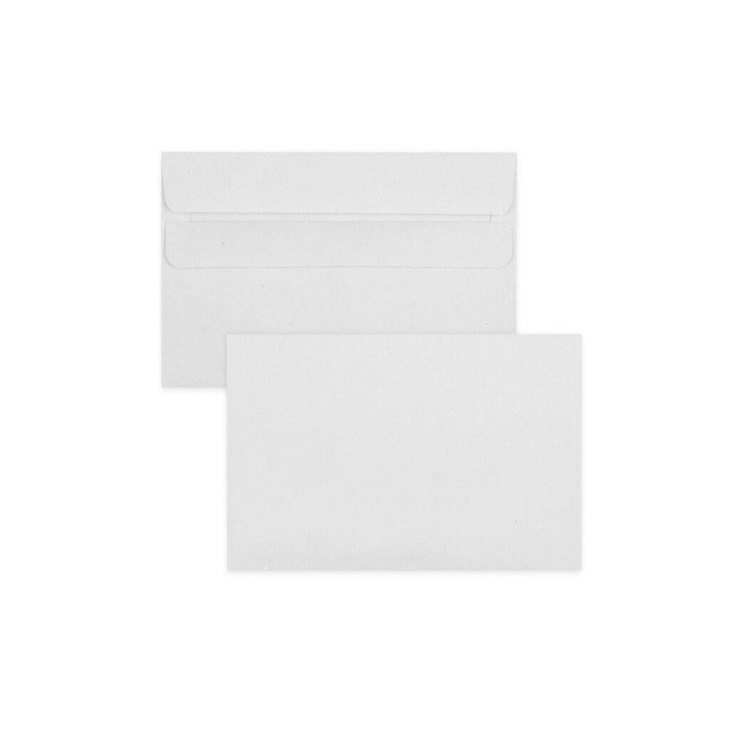 ENVELOPES C6 SEAL EASY WHITE 114x162mm - Hasmart