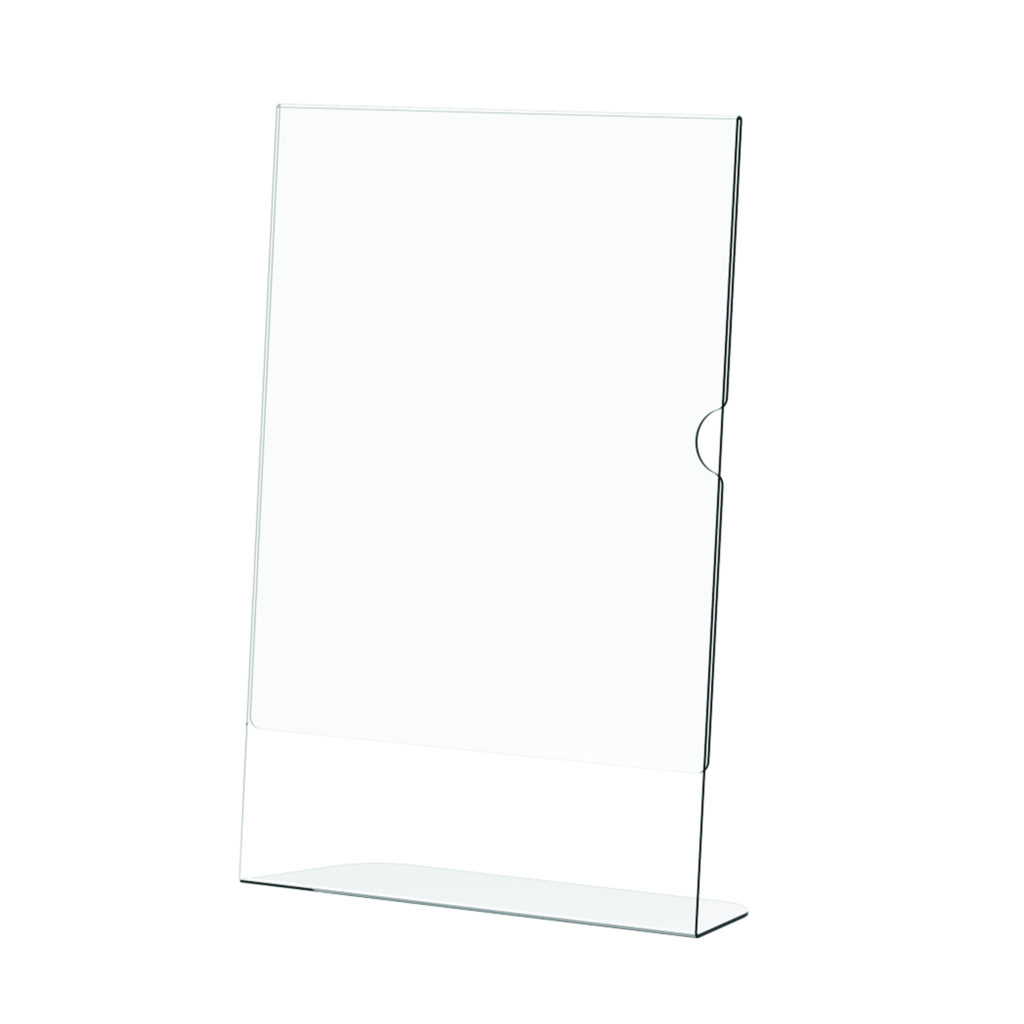PARROT ACRYLIC MENU HOLDER SINGLE SIDED A4 PORTRAIT - Hasmart