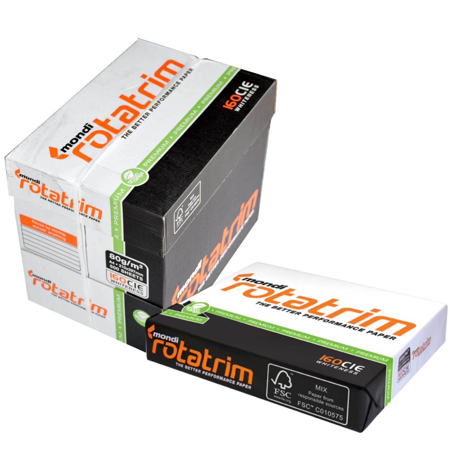 MONDI ROTATRIM A4 PAPER REAM 80gsm - 500 SHEETS - Hasmart