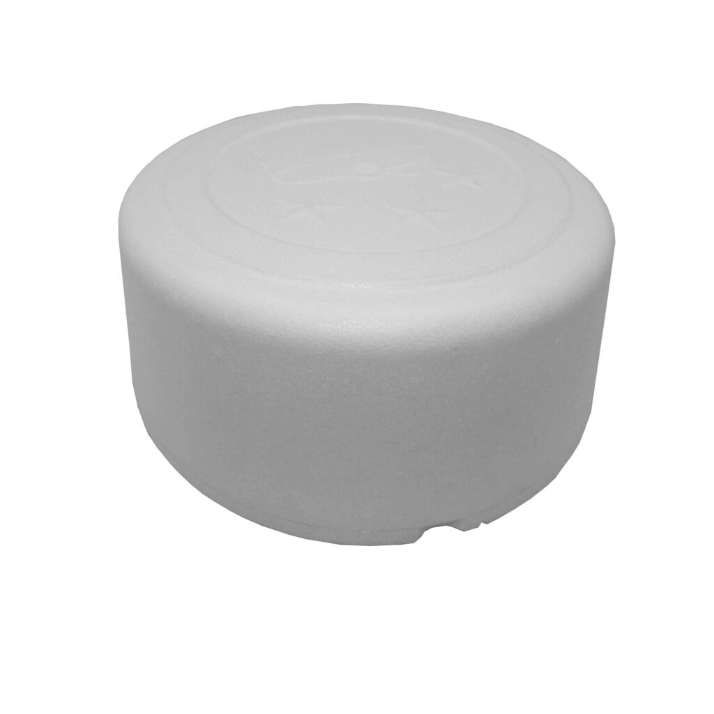 POLYSTYRENE CAKE BOX ROUND 30cm - Hasmart