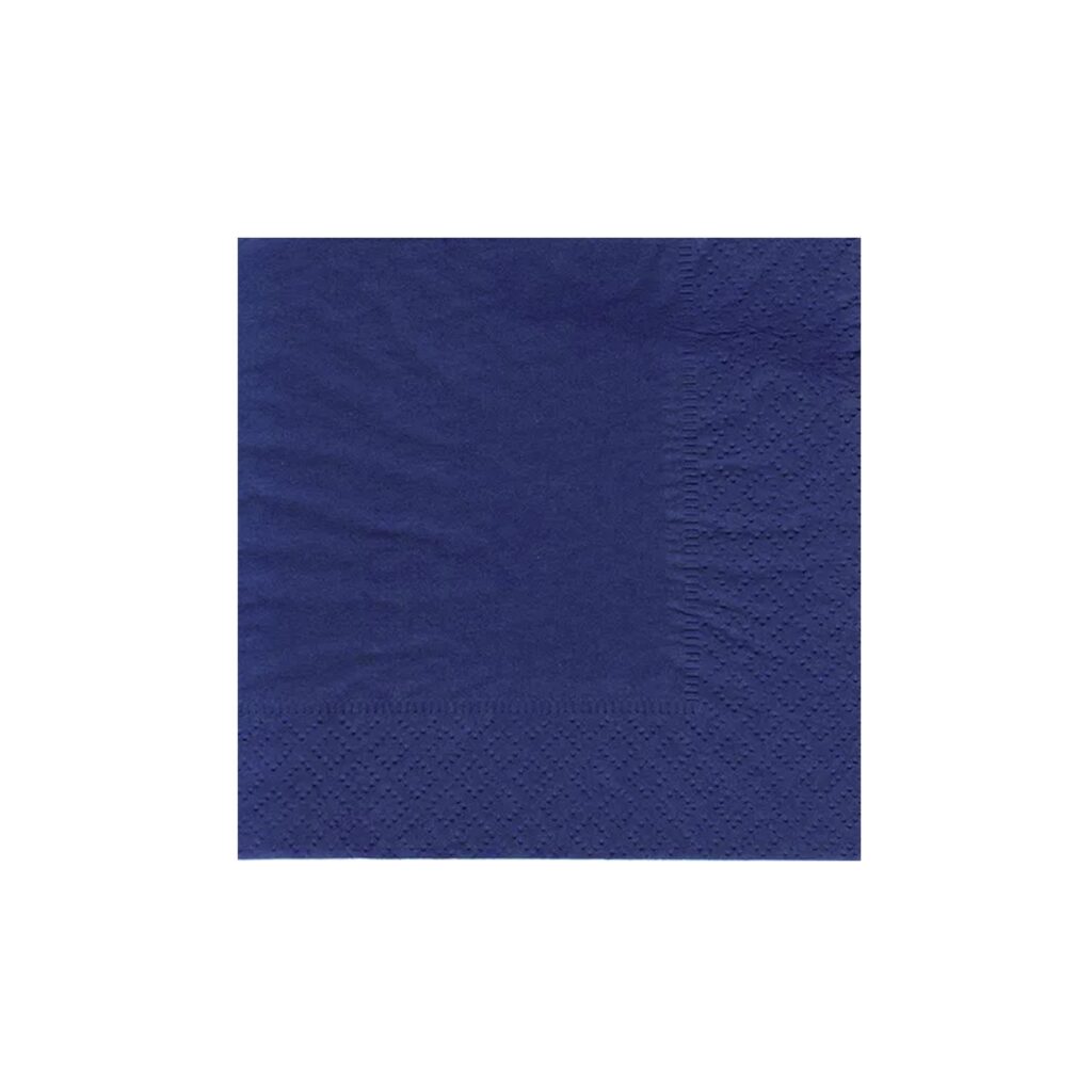 COCKTAIL SERVIETTE 2PLY 24x24 DARK BLUE (1x50) - Hasmart