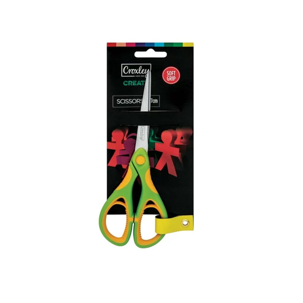 CROXLEY CREATE SOFT GRIP 17CM SCISSORS - Hasmart