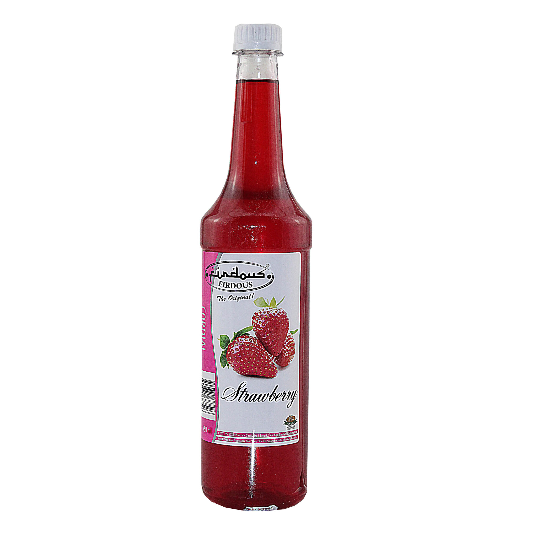 FIRDOUS CORDIAL 750ml STRAWBERRY - Hasmart