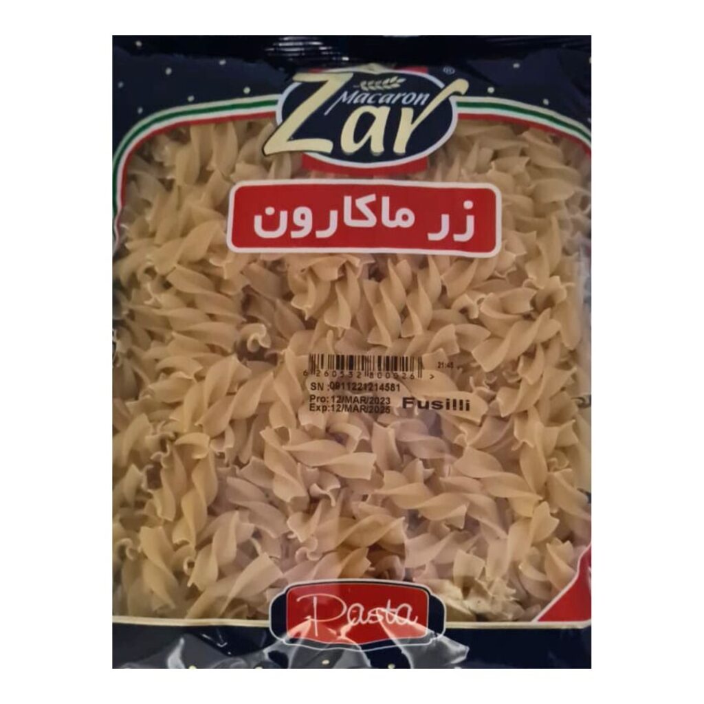 ZAR MACARON PASTA FUSILLI 400g - Hasmart