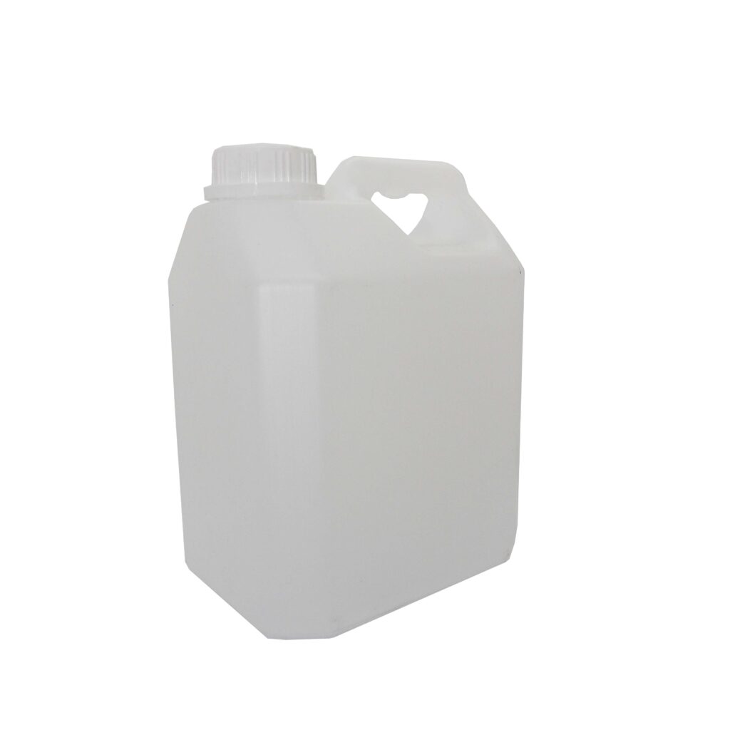 PLASTIC JERRY CAN WITH LID 2lt SQUARE - Hasmart