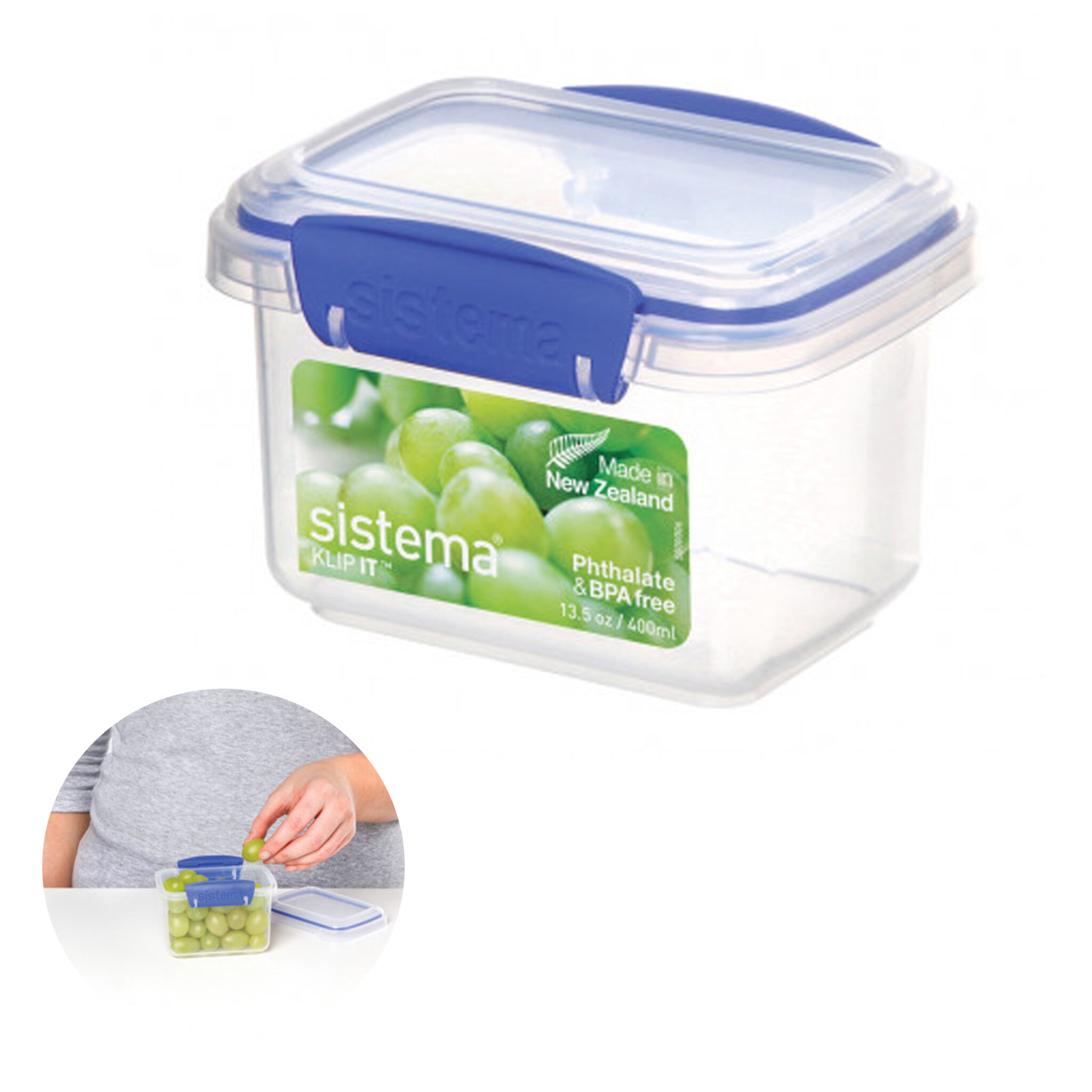 SISTEMA RECTANGLE STORAGE CONTAINER 400ml (TBD) - Hasmart