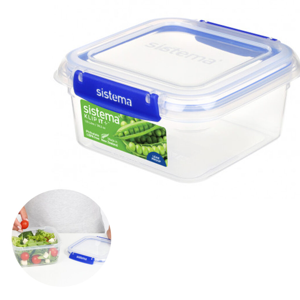 SISTEMA SQUARE STORAGE CONTAINER 1.15L (TBD) - Hasmart