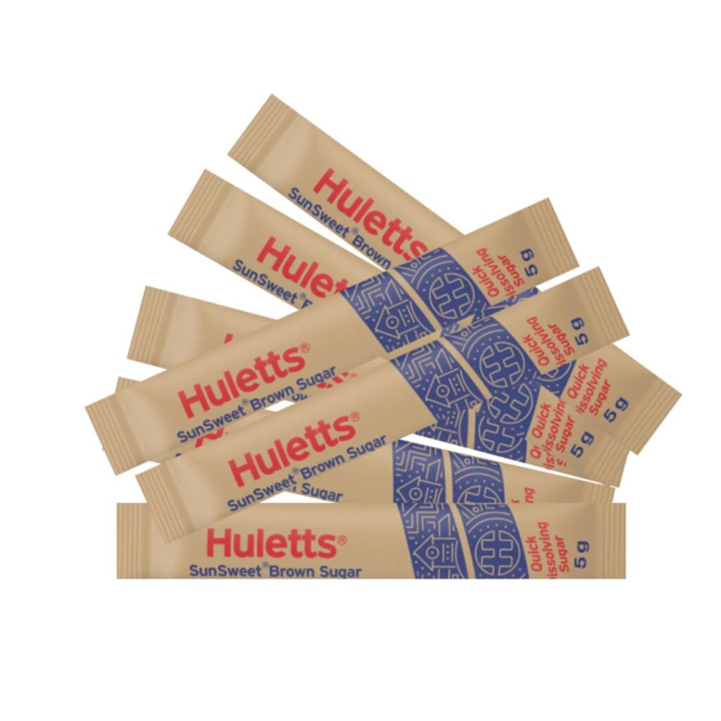 HULETTS SUGAR SACHETS BROWN 10kg (2000x5g) - Hasmart