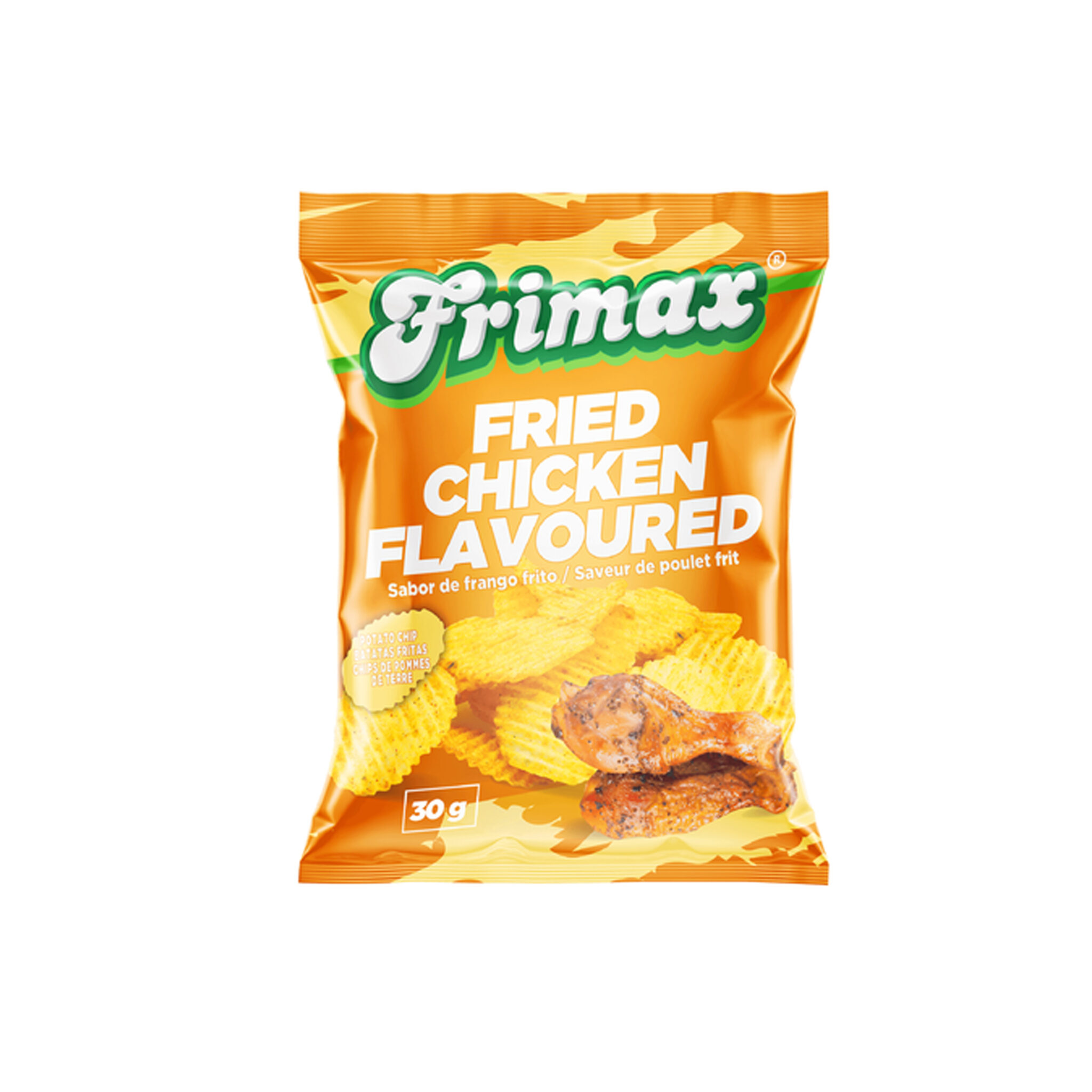 FRIMAX FRIED CHICKEN FLAVOURED POTATO CHIPS 125g - Hasmart