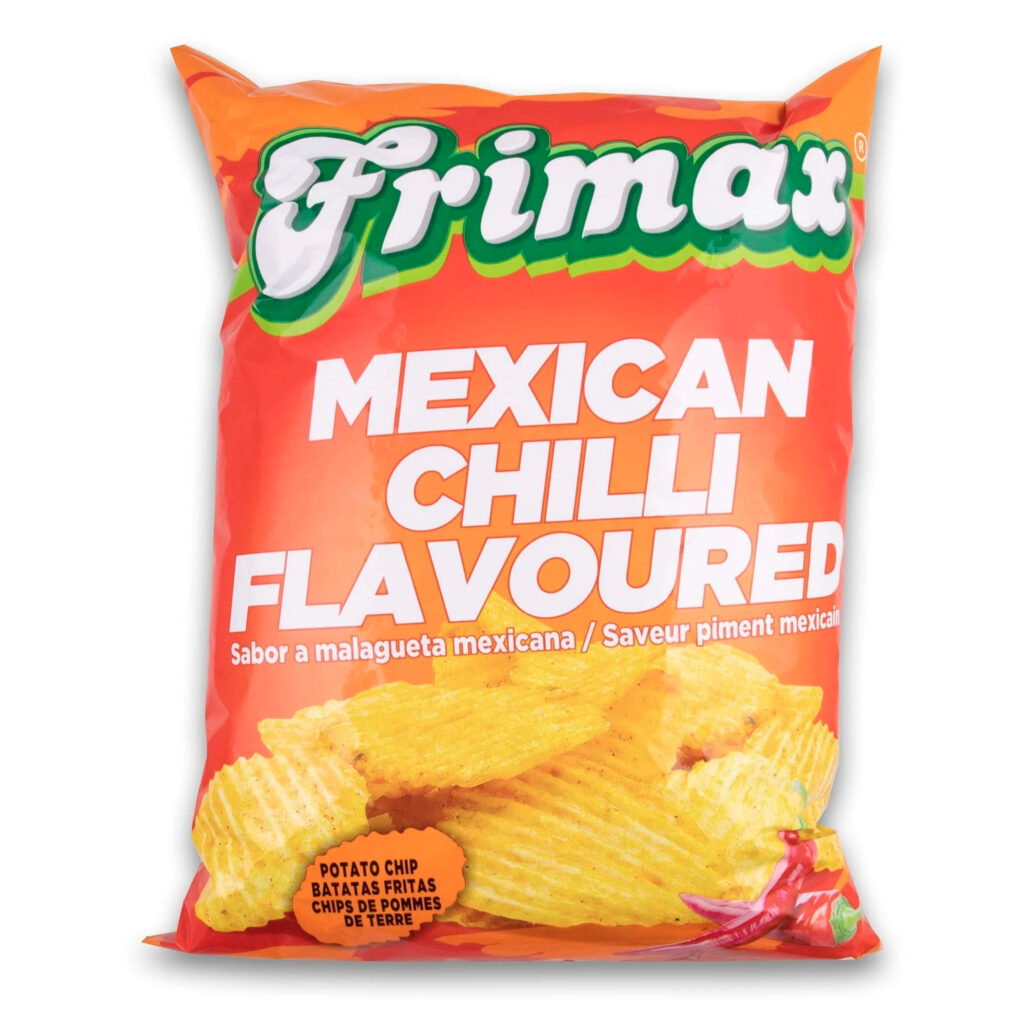 FRIMAX MEXICAN CHILLI FLAVOURED POTATO CHIPS 125g - Hasmart
